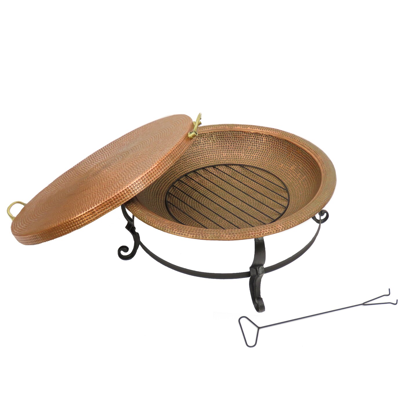 32" Copper Fire Pit with Stand and Tray Cover | Michaels