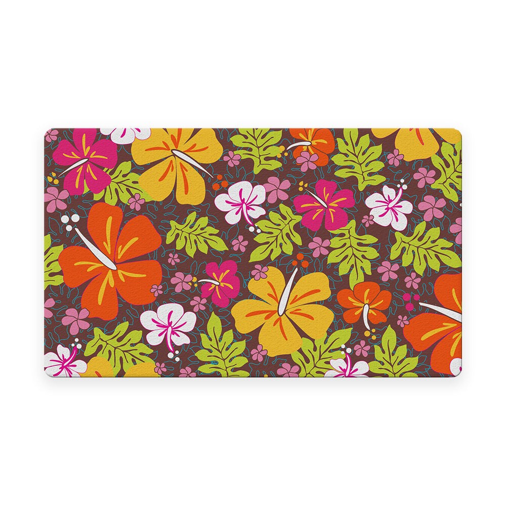 Aloha Flowers Door Mat (18 x 30") | Michaels