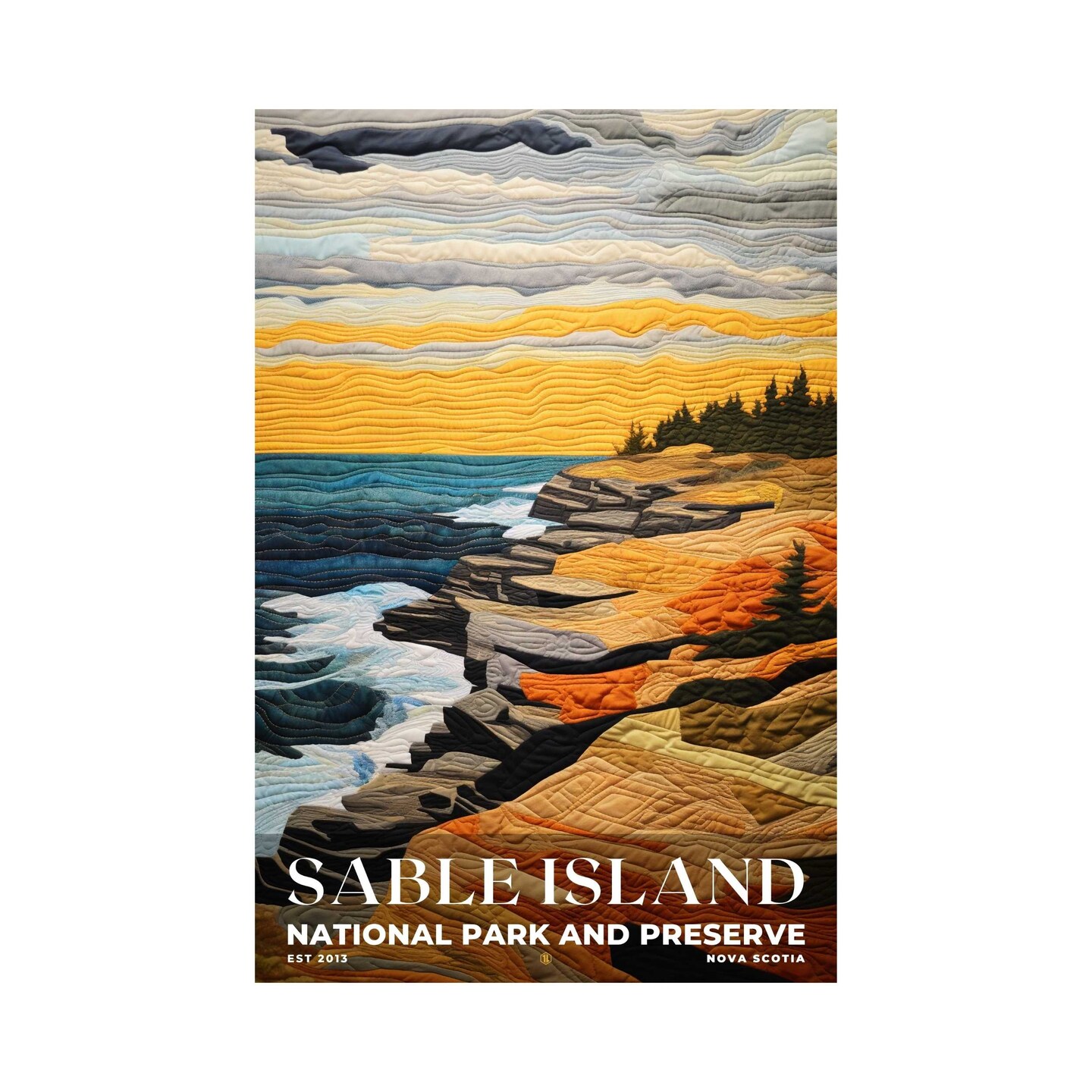 Sable Island National Park Reserve Poster, Travel Print, Office Poster ...