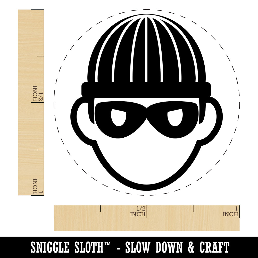 Occupation Thief Burglar Criminal Icon Self-Inking Rubber Stamp for ...