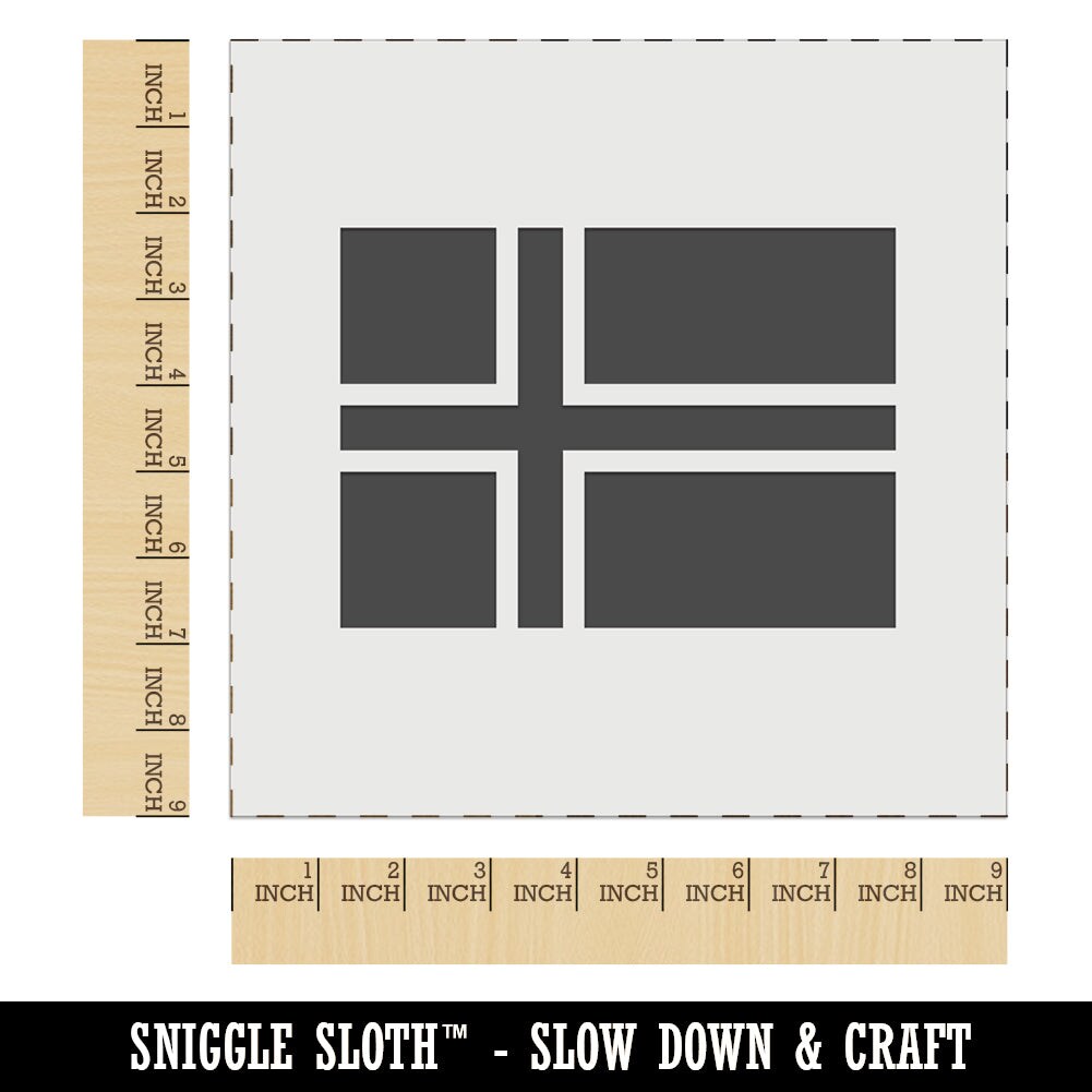 Iceland Flag Wall Cookie DIY Craft Reusable Stencil | Michaels