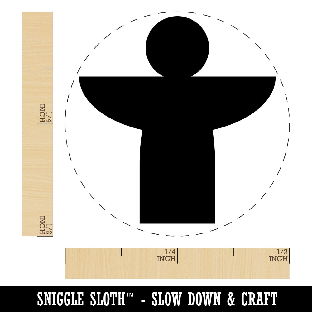 Angel Symbol Self-Inking Rubber Stamp for Stamping Crafting Planners ...