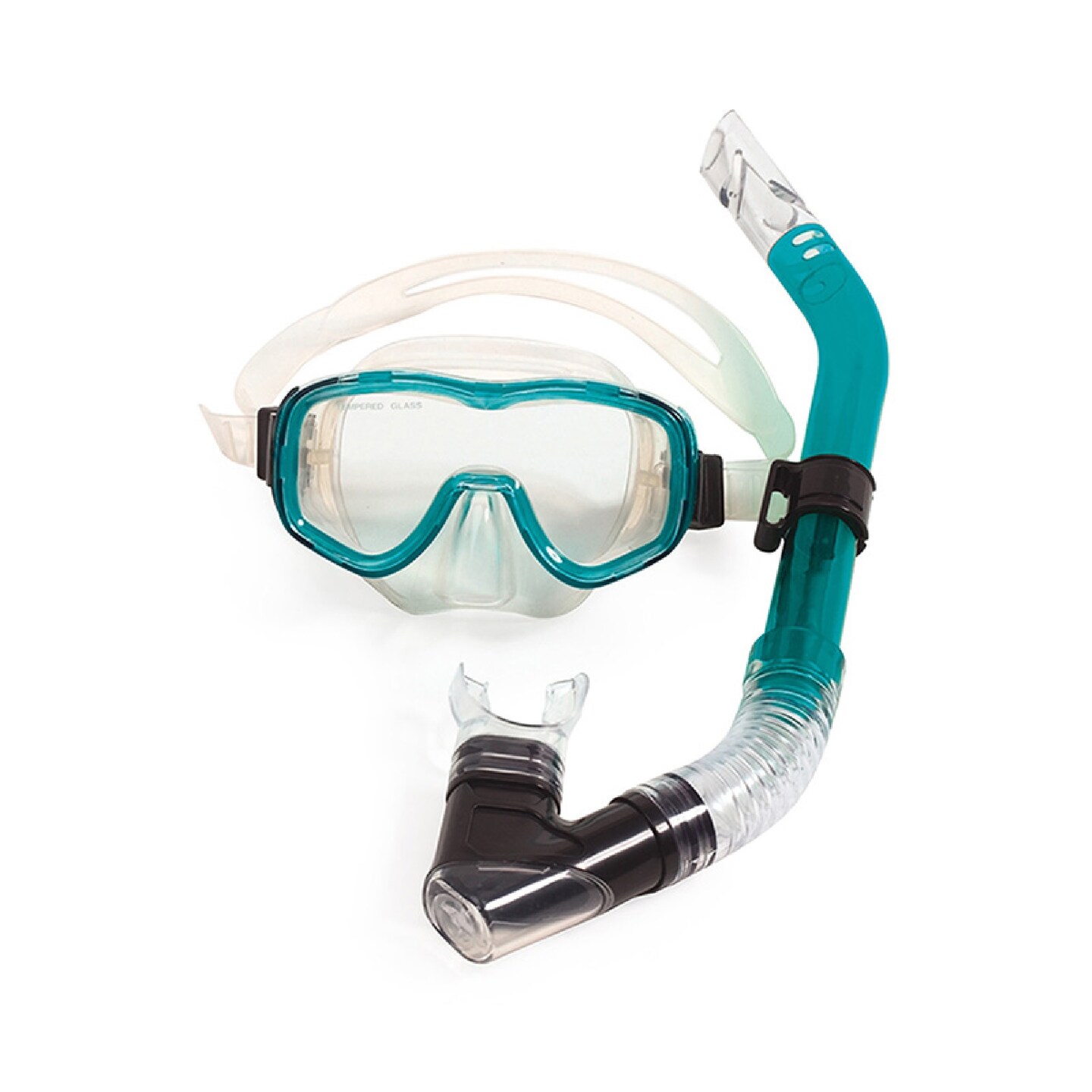 Pool Central Teal Green Reef Diver Scuba Mask and Dive Set, Color ...