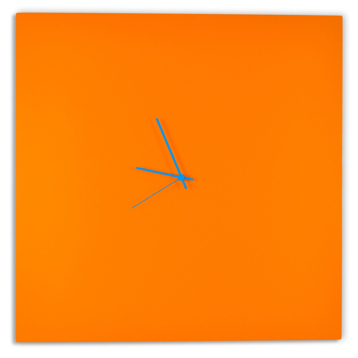 Metal Art Studio Orangeout Blue Square Clock Large | Michaels