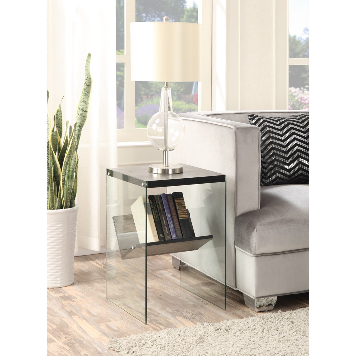 Convenience Concepts SoHo End Table, Weathered Gray | Michaels