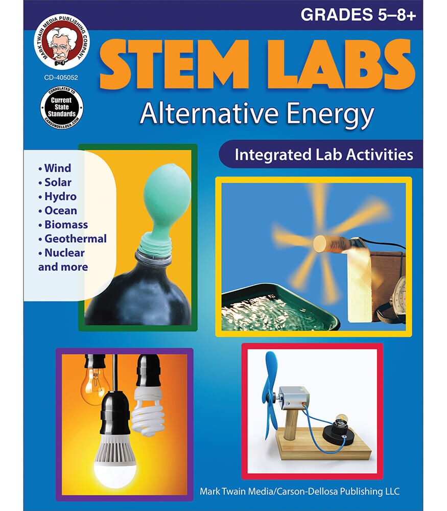 STEM Labs: Alternative Energy Activity Book, Grades 5-12 Hands-On ...
