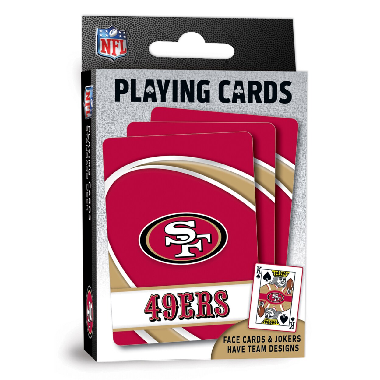 Masterpieces Officially Licensed NFL San Francisco 49ers Playing Cards ...