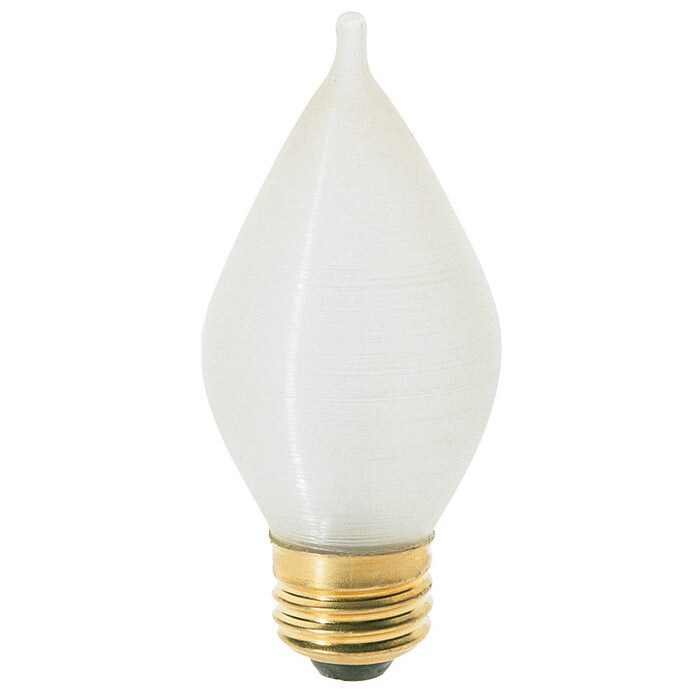 Satco S2714 40W 120V C15 Satin Spun E26 Base Incandescent light bulb ...