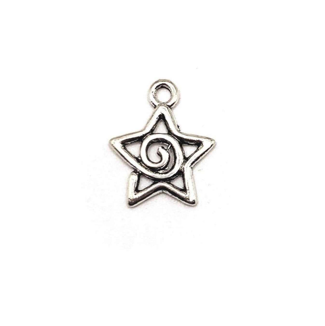 4, 20 or 50 Pieces: Silver Star Celestial Charms | Michaels