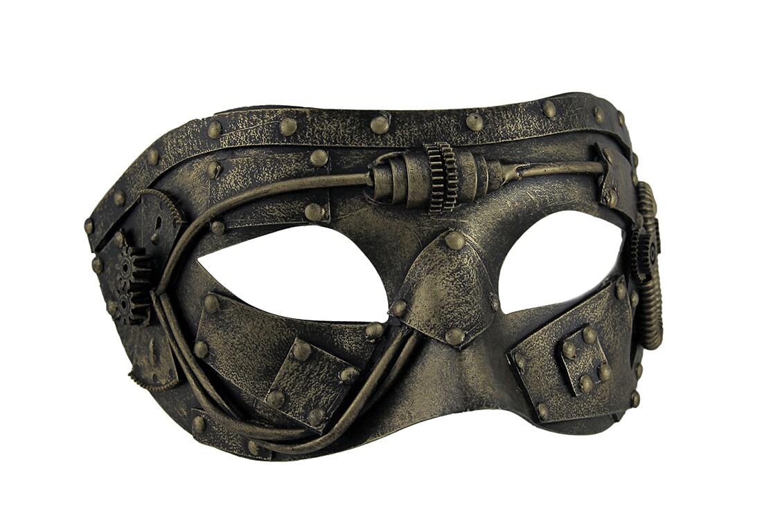 Metallic Steampunk Gladiator Eye Mask | Michaels