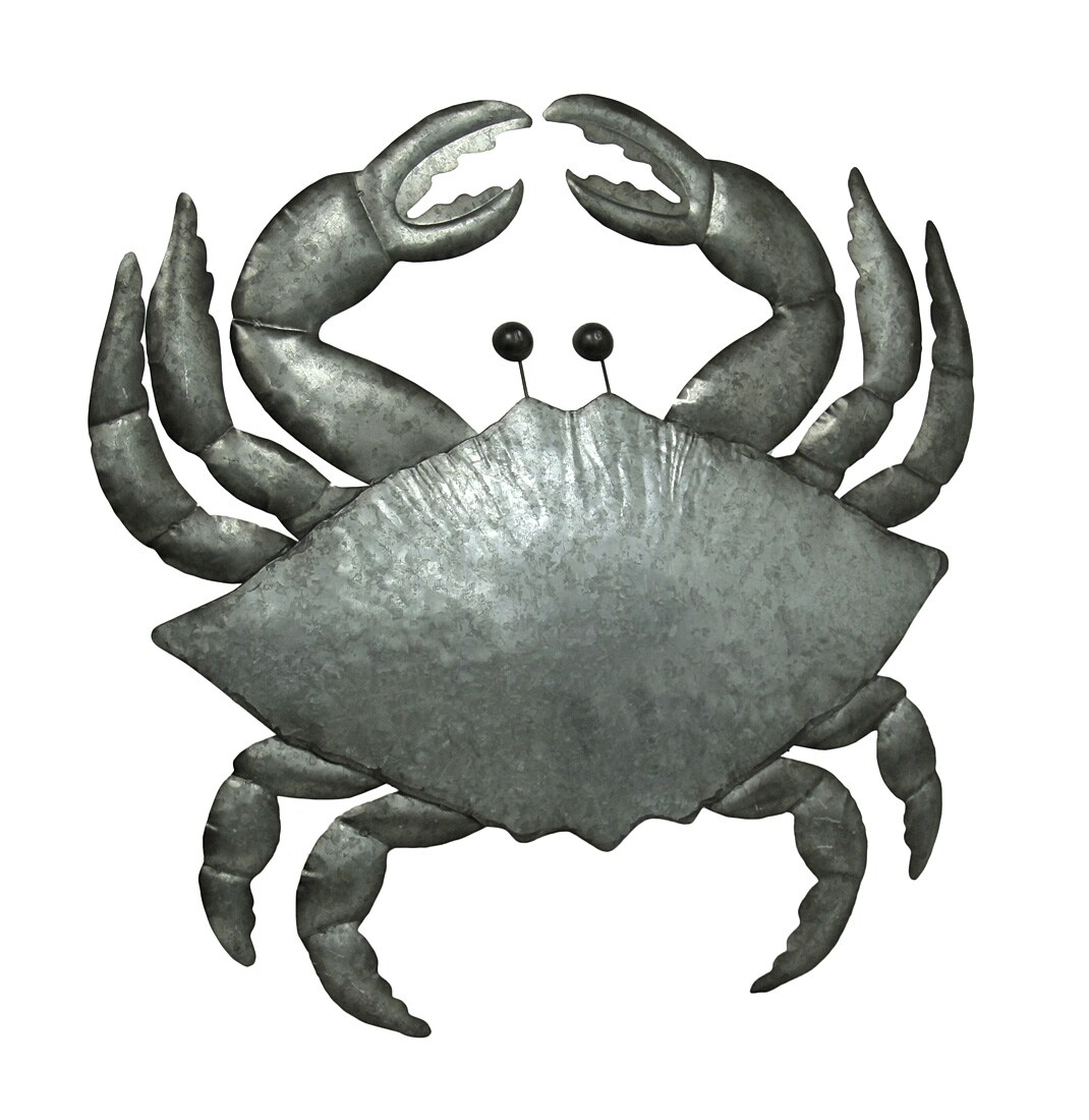 Galvanized Metal Coastal Crab Wall Hanging 26 Inch | Michaels