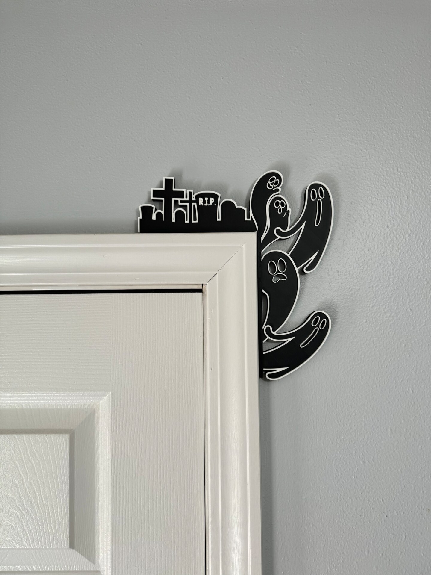 Graveyard Ghosts Halloween Decorations | 3D Printed | Custom Colors ...