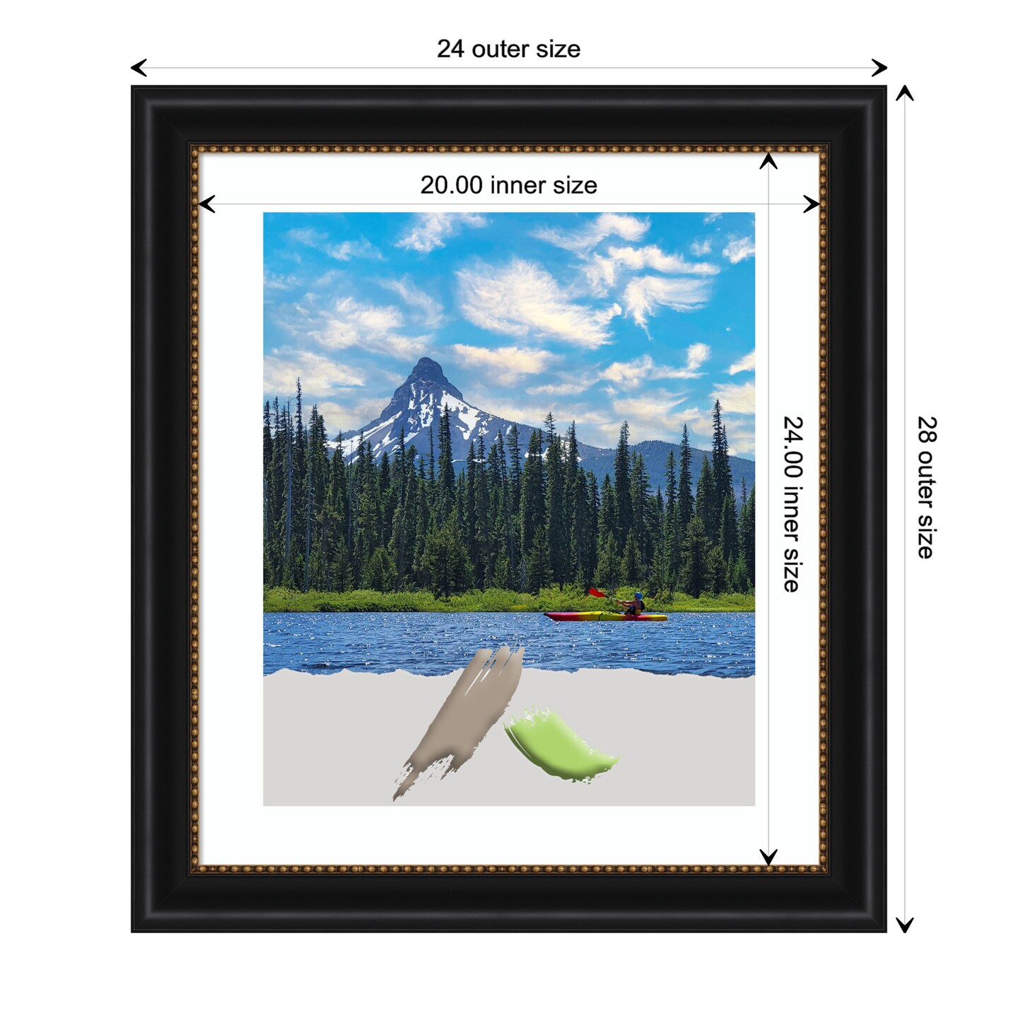 Manhattan Picture Frame, Photo Frame, Art Frame, Size: 20x24 Matted ...