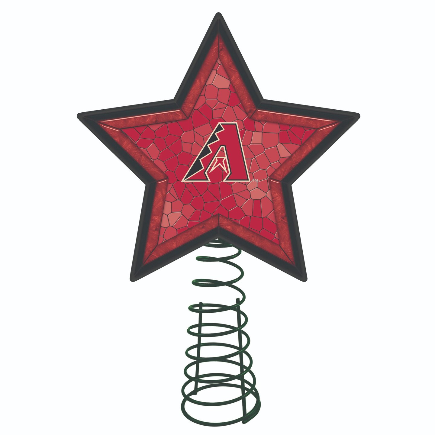 The Memory Company 10" Lighted Red and Black Star MLB Arizona ...