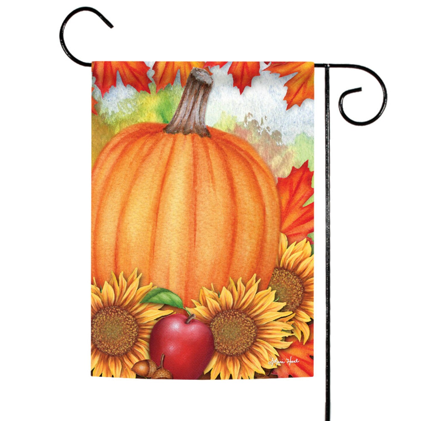 Toland Home Garden Orange and Yellow Fallessense Fall Outdoor Garden ...