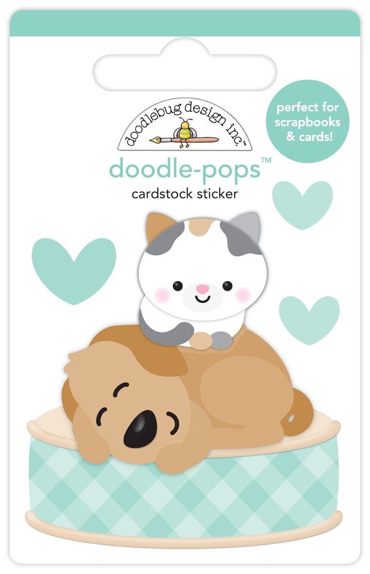 Doodlebug Doodle-Pops 3D Stickers-Best Friends | Michaels