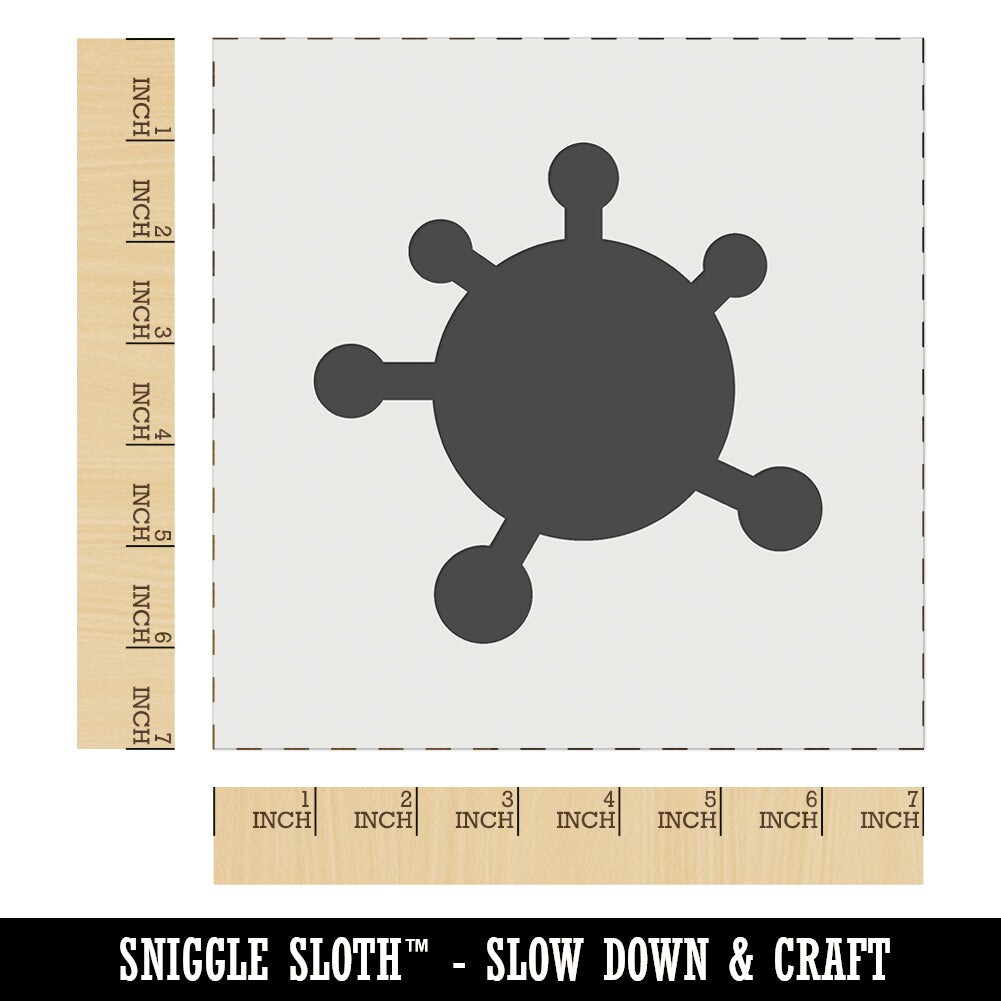 Virus Symbol Solid Wall Cookie DIY Craft Reusable Stencil | Michaels