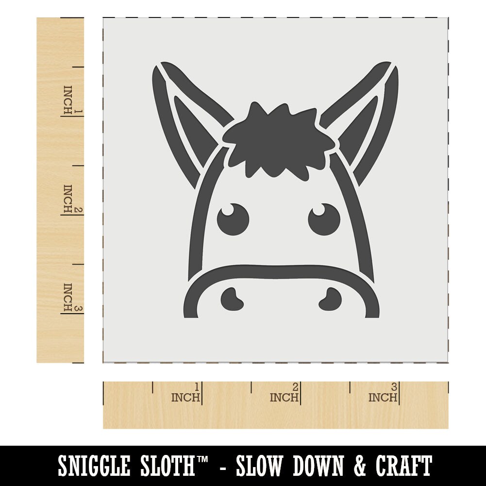 Peeking Donkey Wall Cookie DIY Craft Reusable Stencil | Michaels