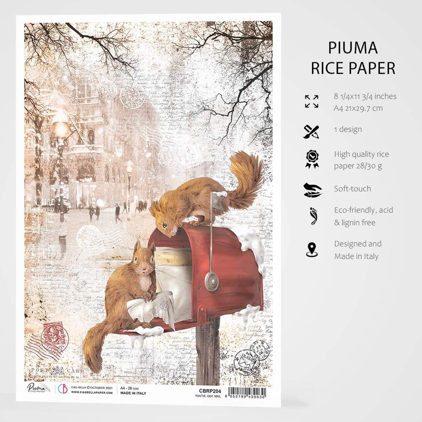 Ciao Bella Rice Paper A4 You've Got Mail | Michaels