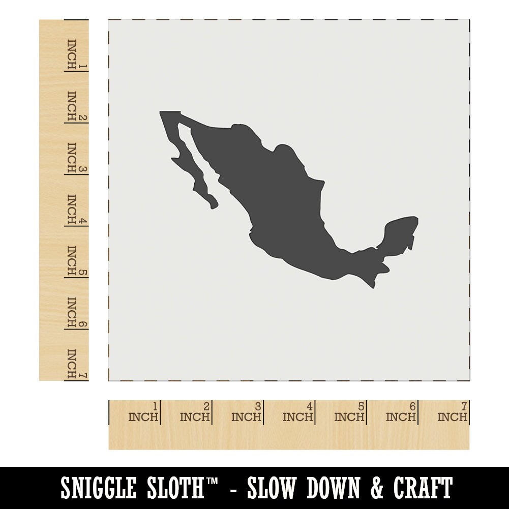 Mexico Country Solid Wall Cookie DIY Craft Reusable Stencil | Michaels