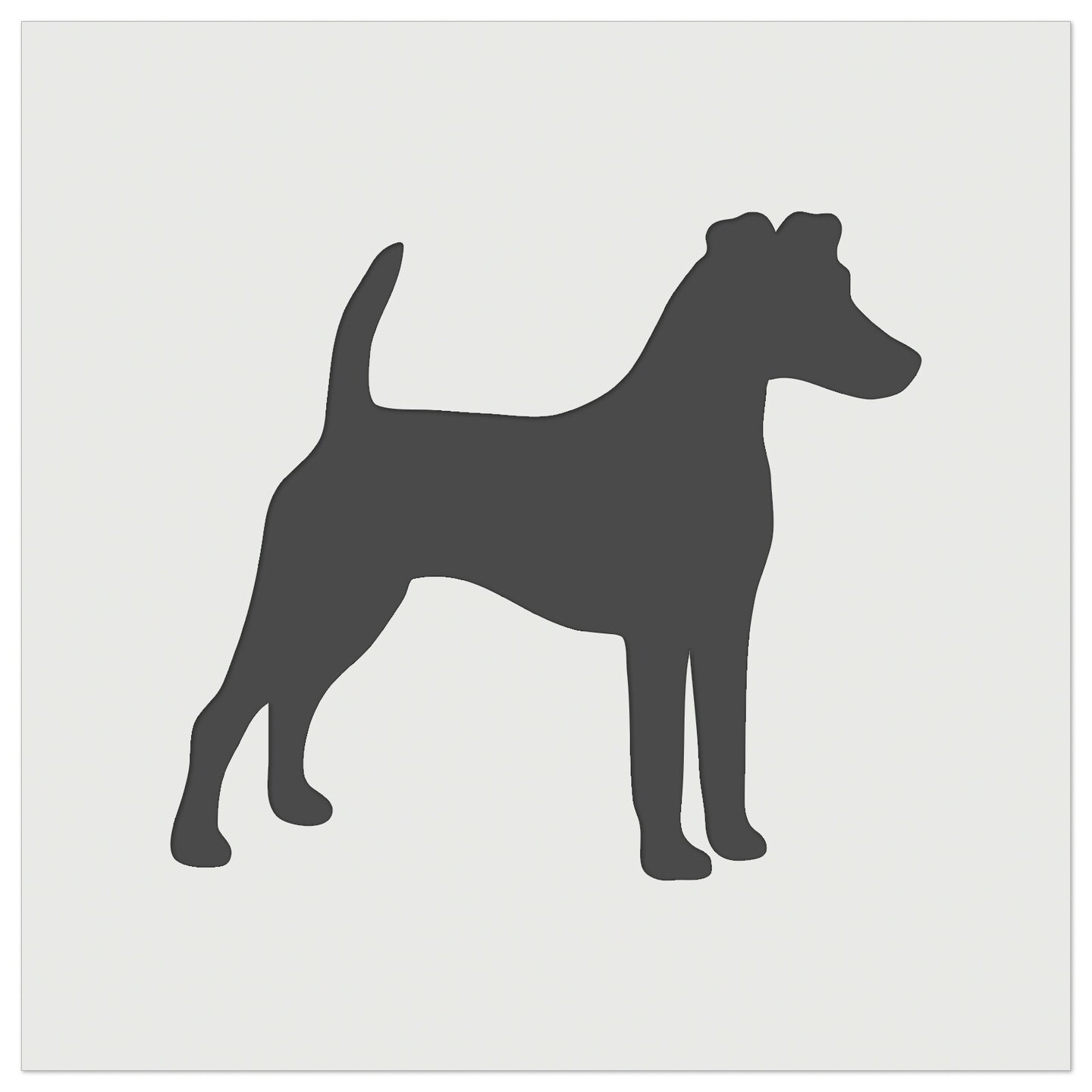 Smooth Fox Terrier Dog Solid Wall Cookie DIY Craft Reusable Stencil ...