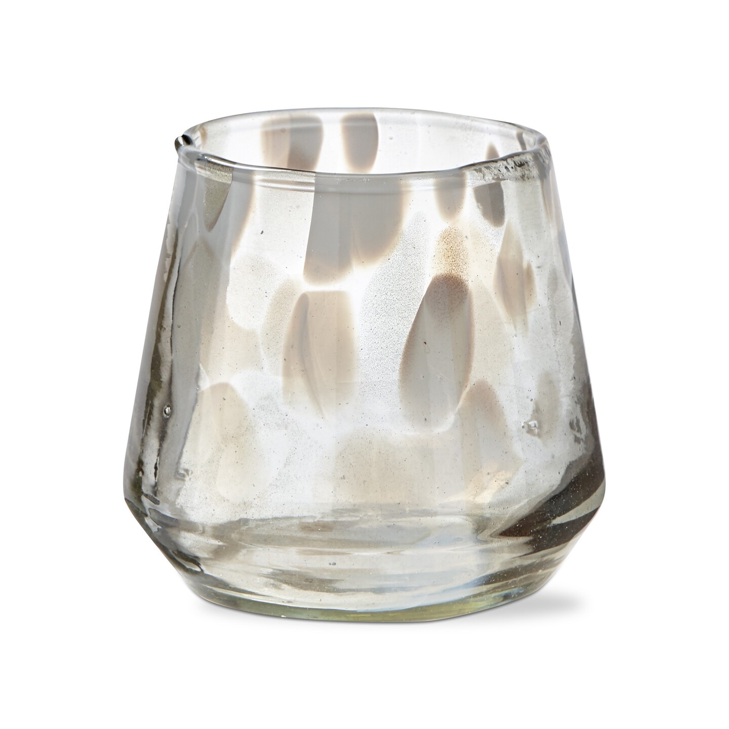 Confetti Glass Tealight Candle Holder Small, 3.54L x 3.54W x 3.54H ...
