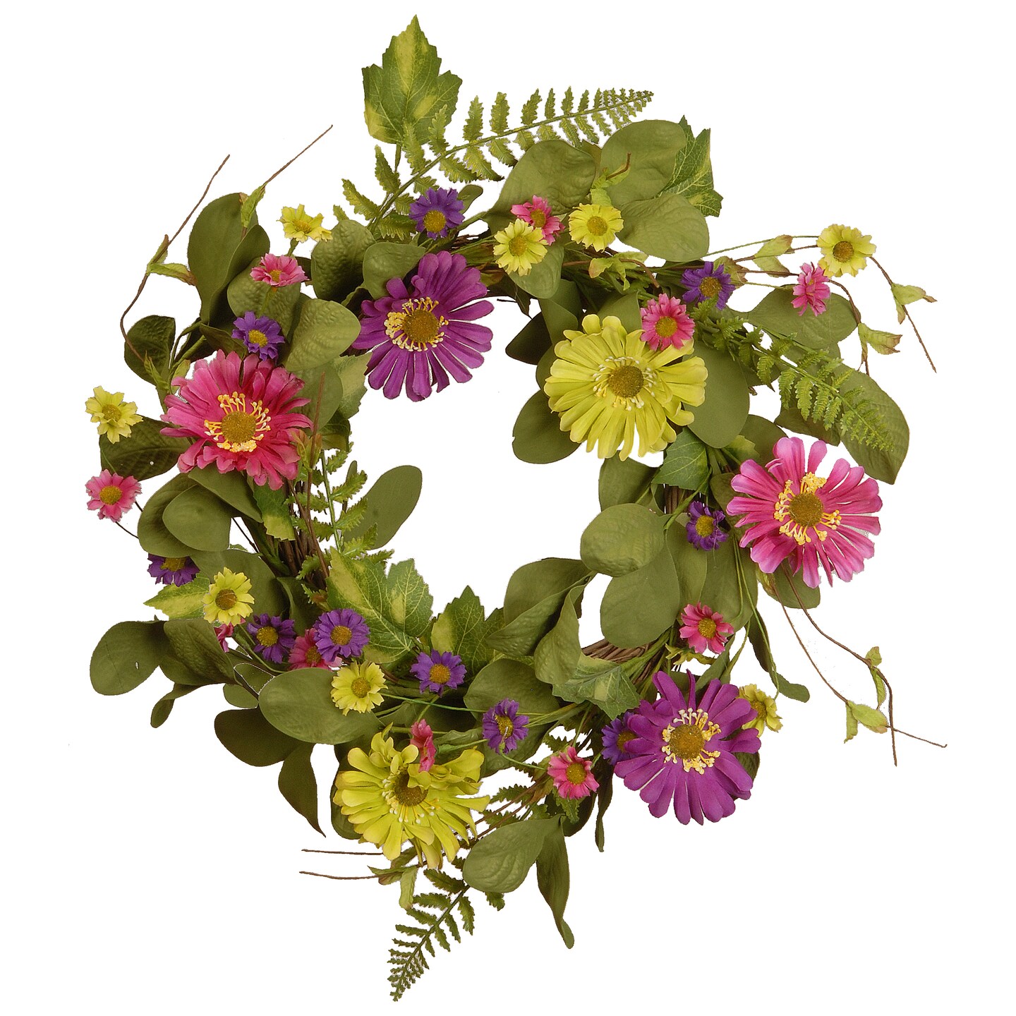 22" Spring Flowers Wreath | Michaels