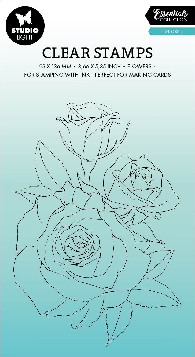 Studio Light Clear Stamp-Nr. 540, Big Roses | Michaels
