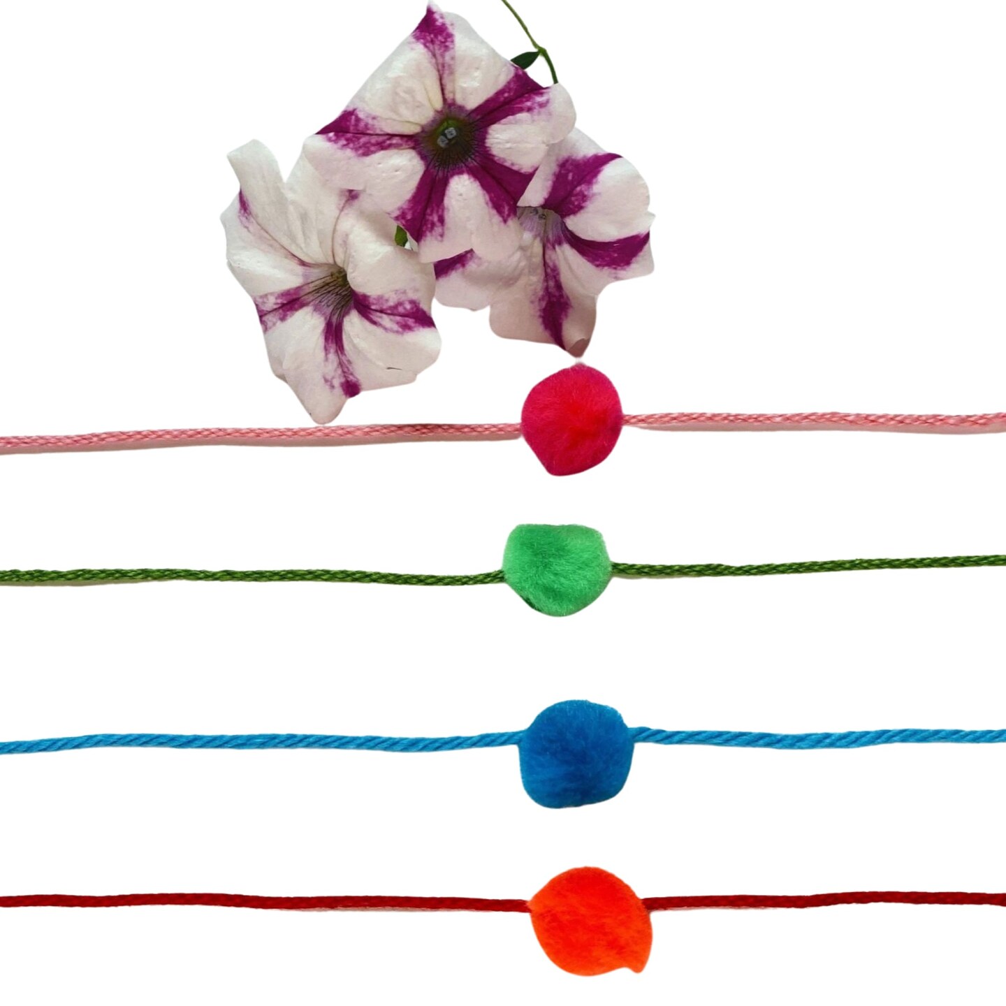Pom Pom Rakhi For Brother, Traditional Indian Rakhi, Designer Rakhi ...