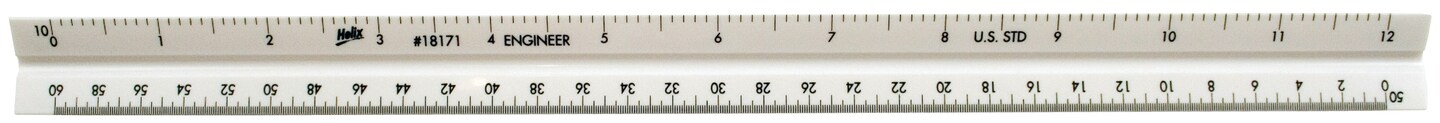 Helix Engineering Triangular Scale, 12" | Michaels