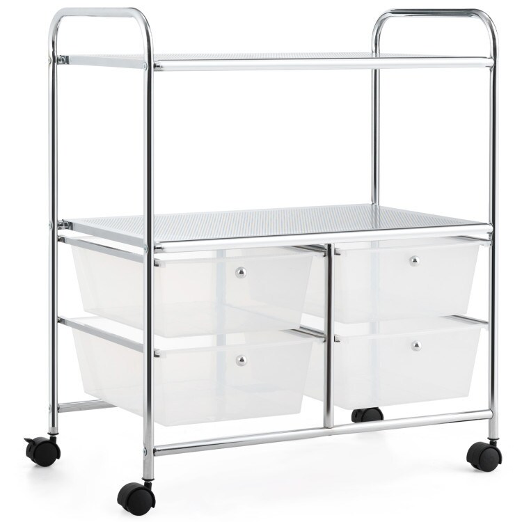4 Drawers Shelves Rolling Storage Cart Rack | Michaels