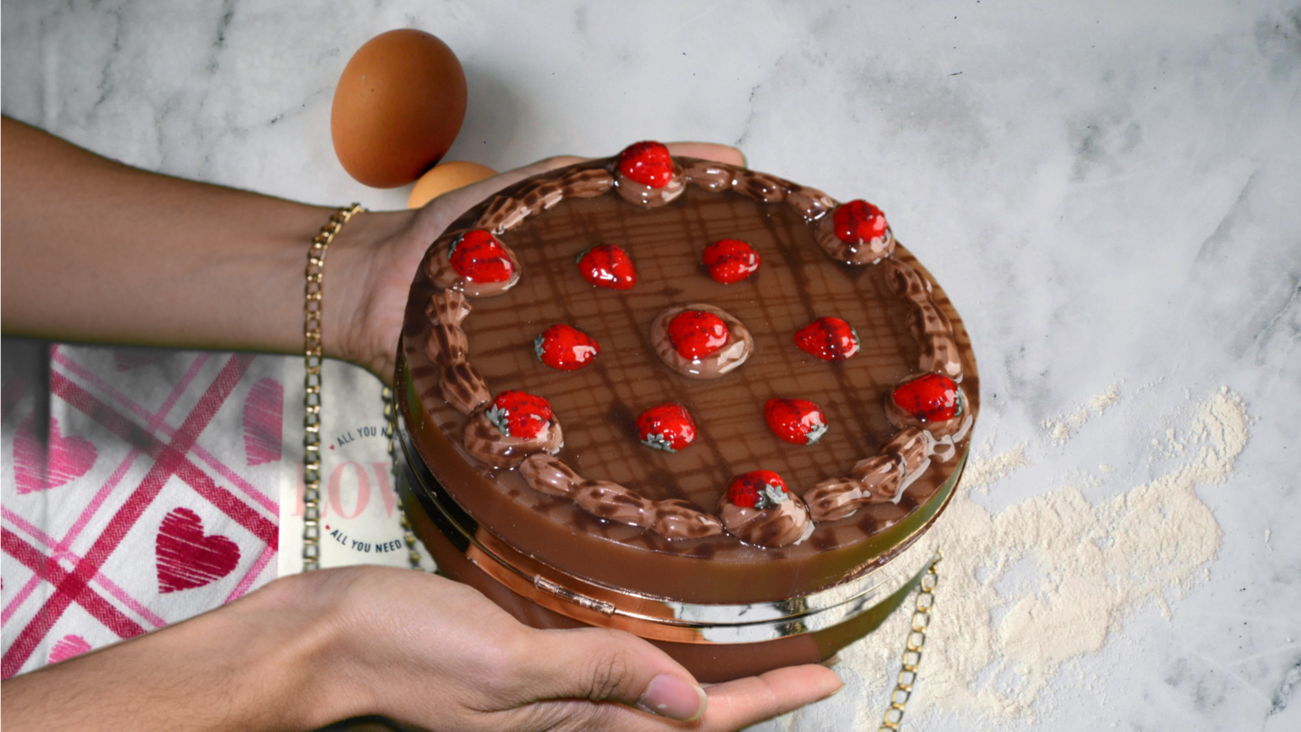 Strawberry Chocolate cake purse | MakerPlace by Michaels