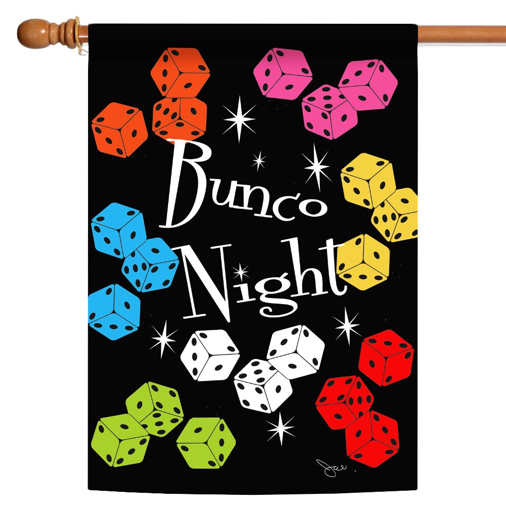Bunco Night Decorative Bunco Flag | Michaels