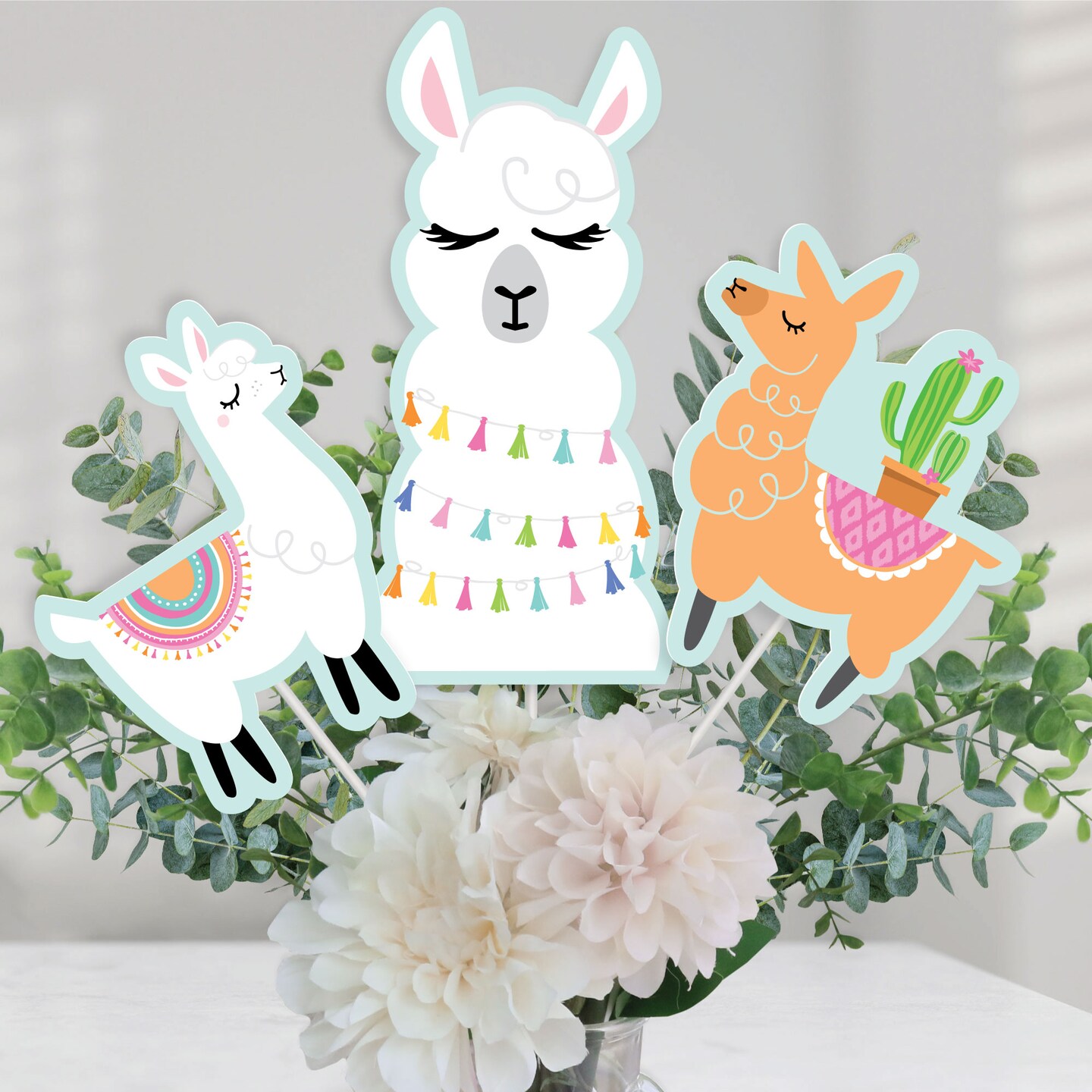 Big Dot of Happiness Whole Llama Fun - Llama Fiesta Baby Shower or ...