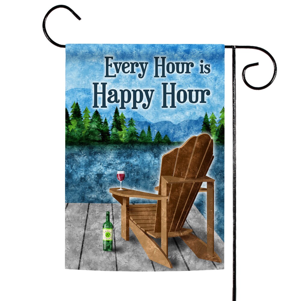 Happy Hour Lake Decorative Lake Flag | Michaels