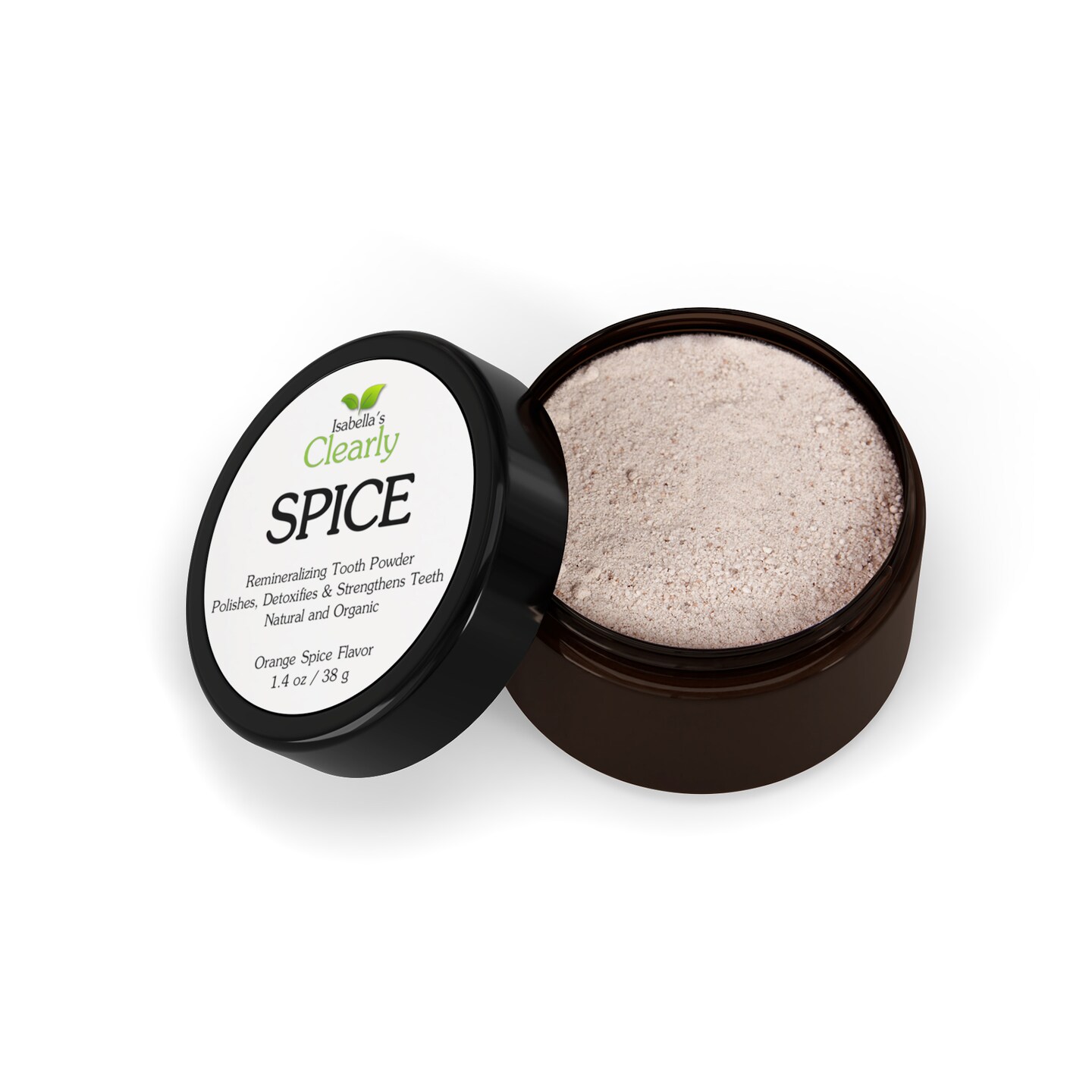 Clearly SPICE, remineralizing toothpaste powder with clay, xylitol and ...