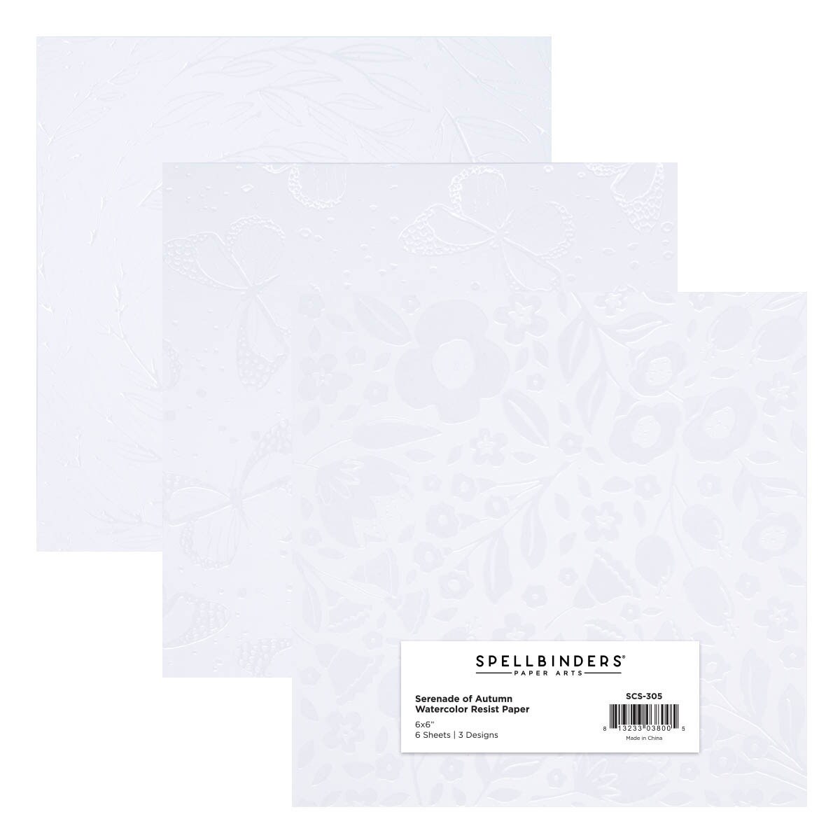 Spellbinders Paper Pad 6"X6"-Water Color Resist | Michaels