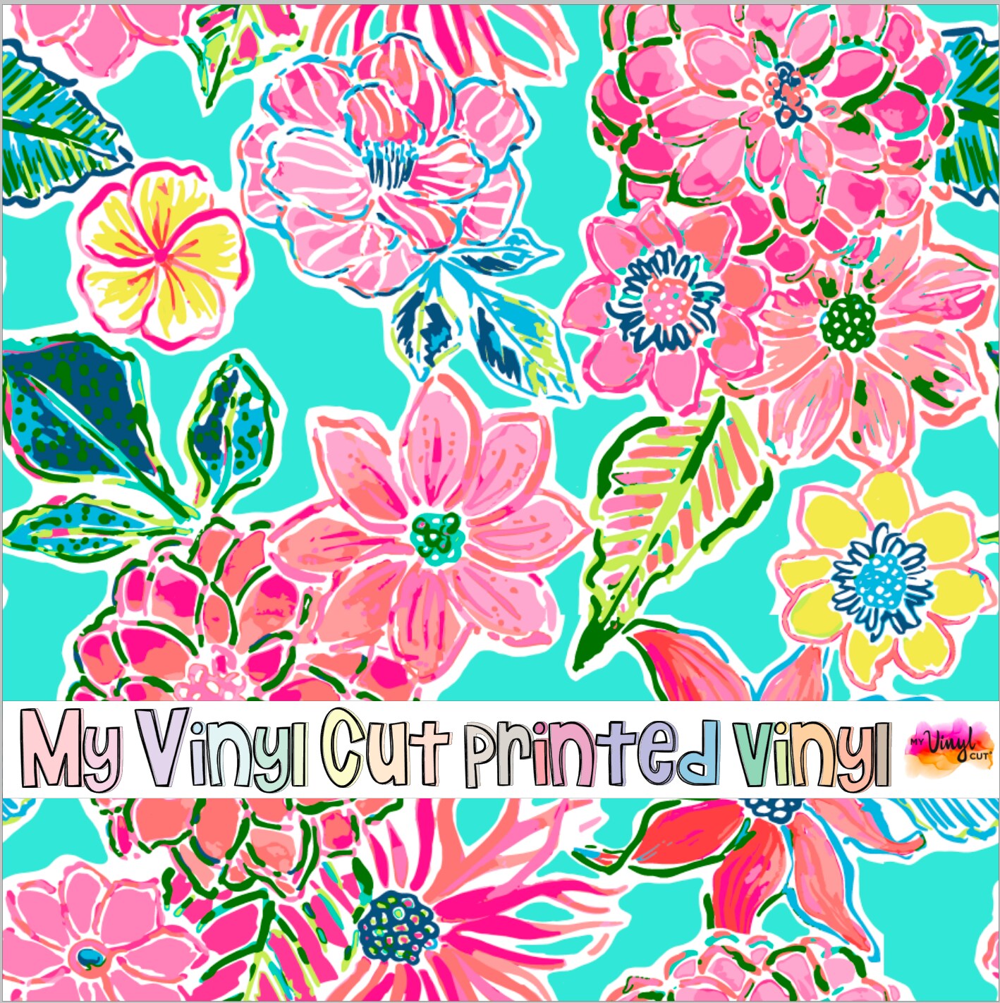 12 x 12 inch Sheet of Printed Vinyl or HTV in the WSC Pattern Pretty ...