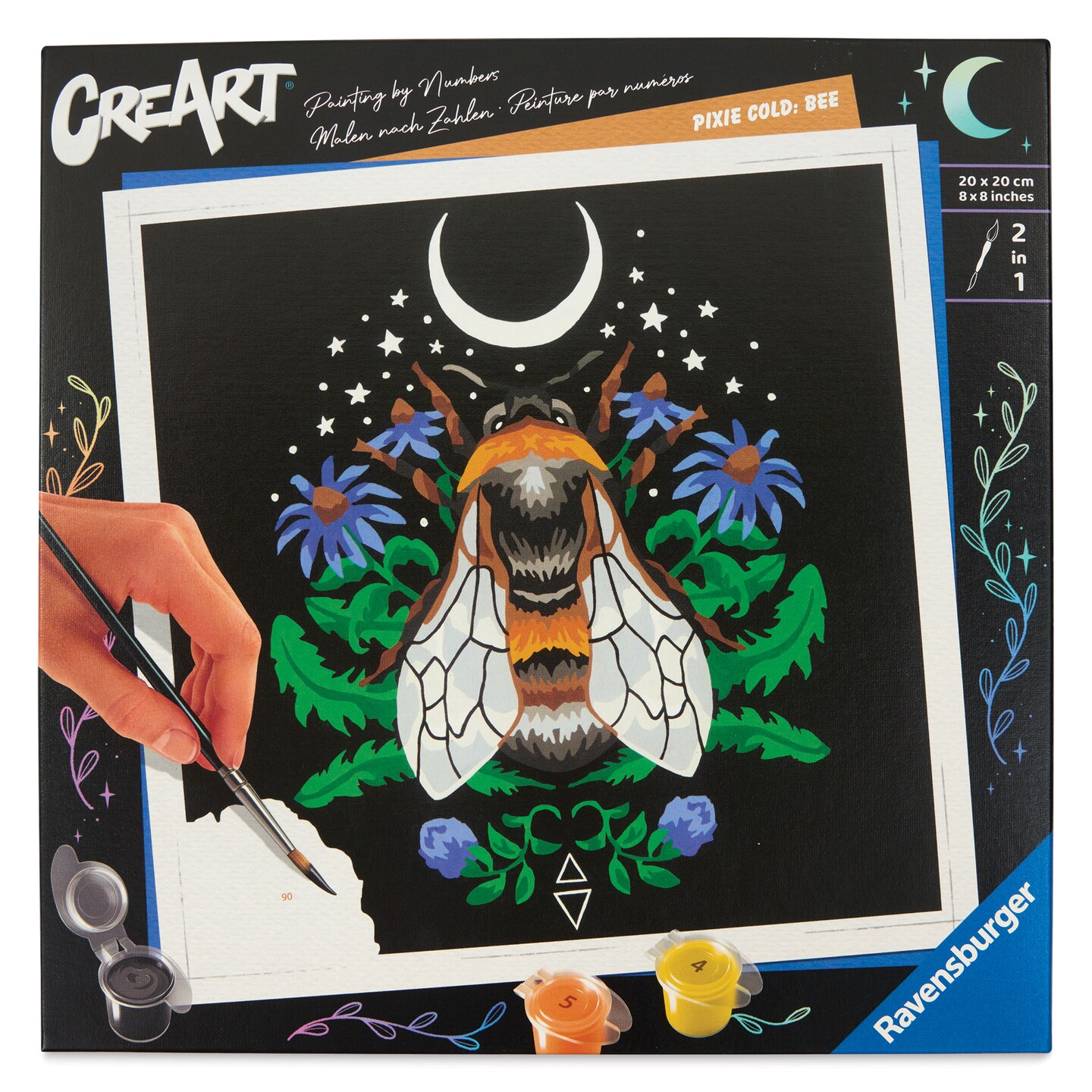 CreArt Pixie Cold Paint By Number Kit - Bee | Michaels