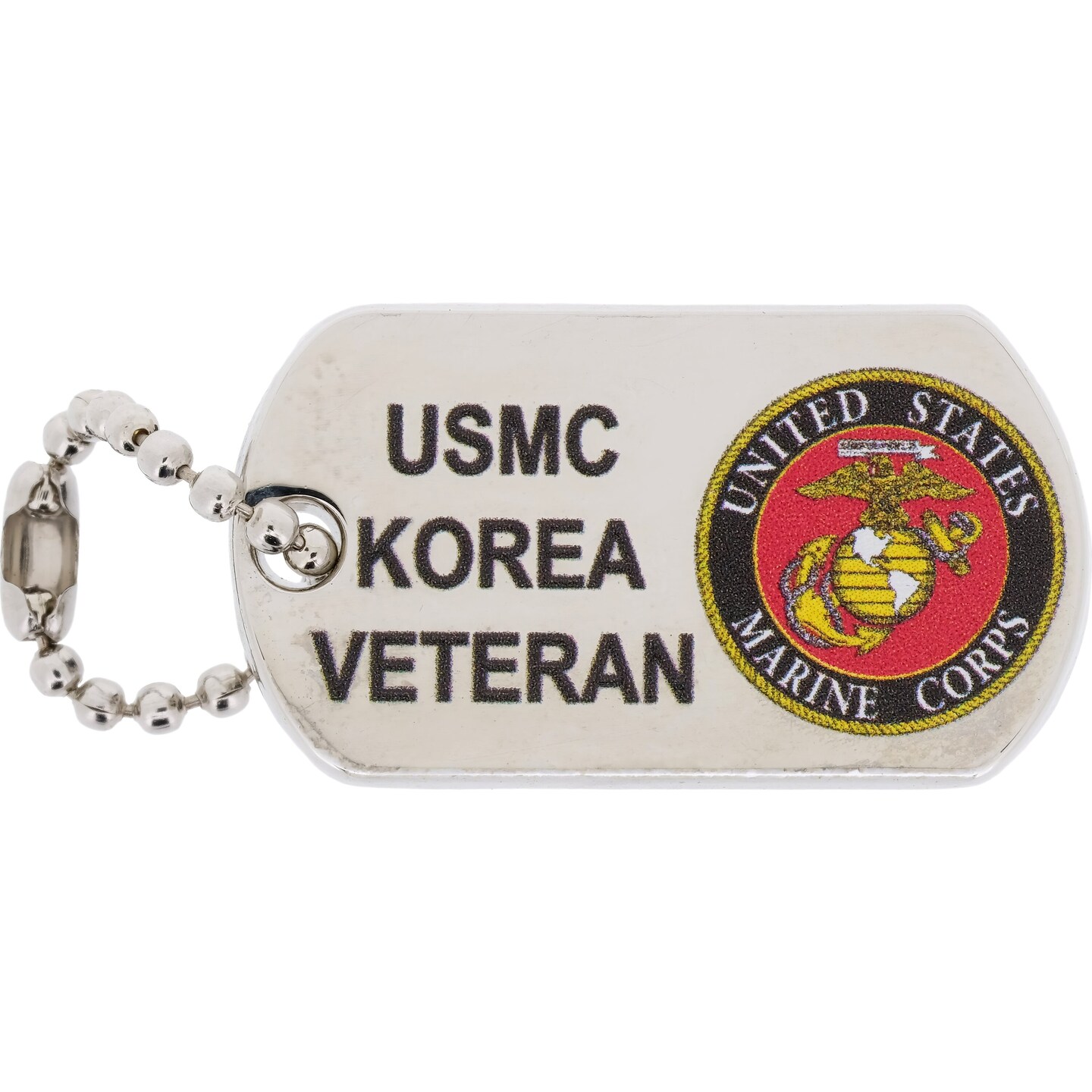 USMC Korea Veteran United States Marine Corps Logo Dog Tag Pin 1" Wide ...