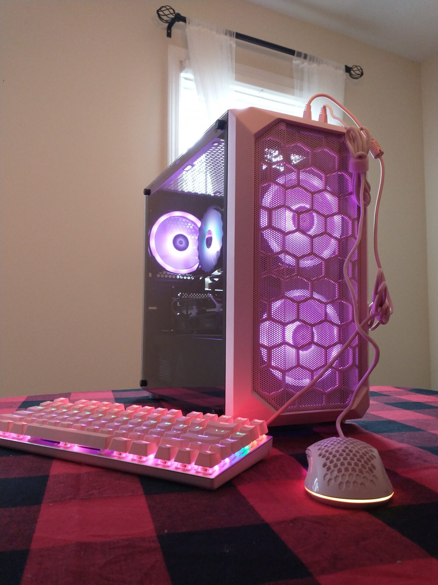Pink Gaming Computer - Custom Built PC - Handmade Pink Desktop Gamer PC ...