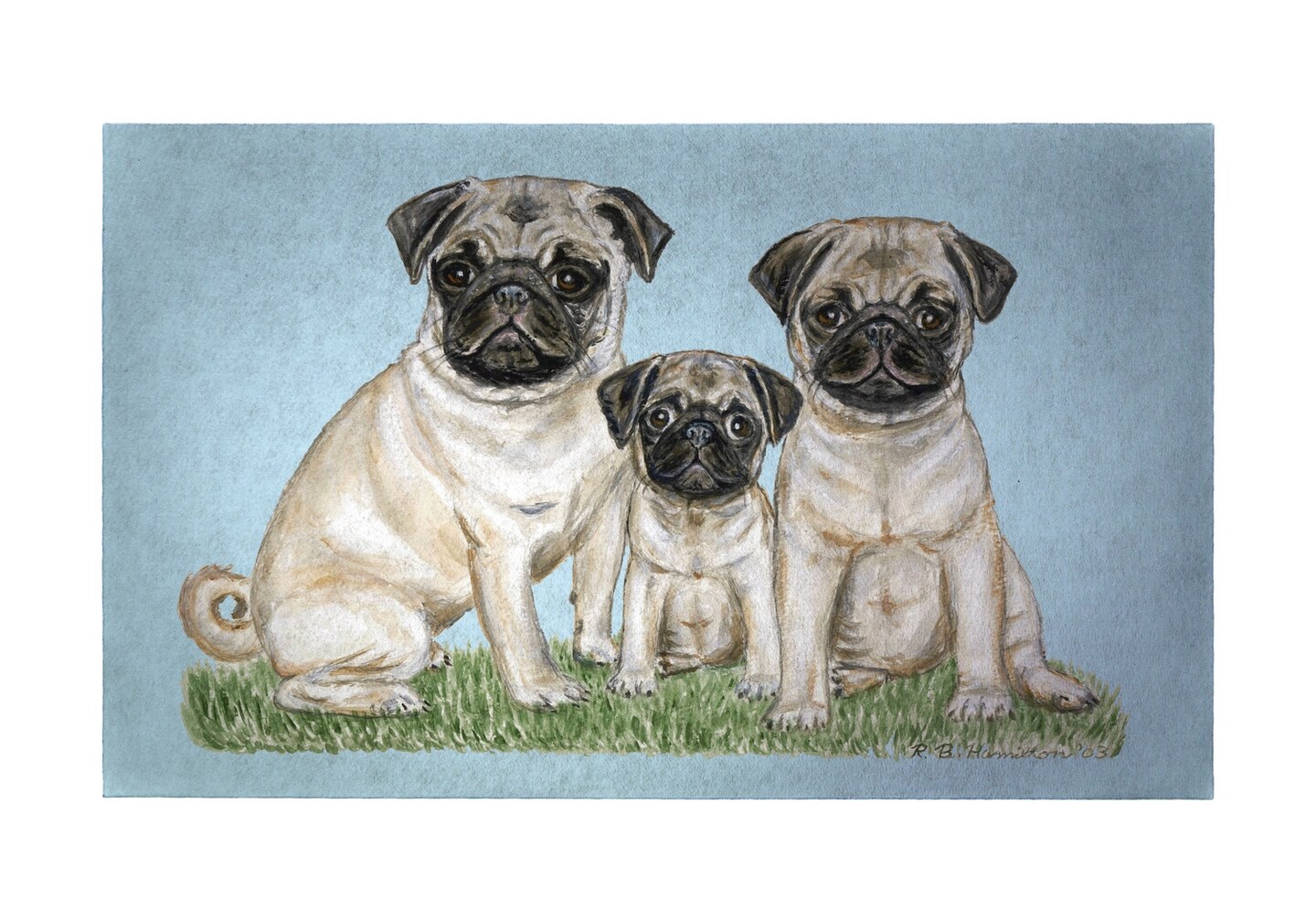 Betsy Drake Pugs 30 X 50 Inch Comfort Floor Mat | Michaels