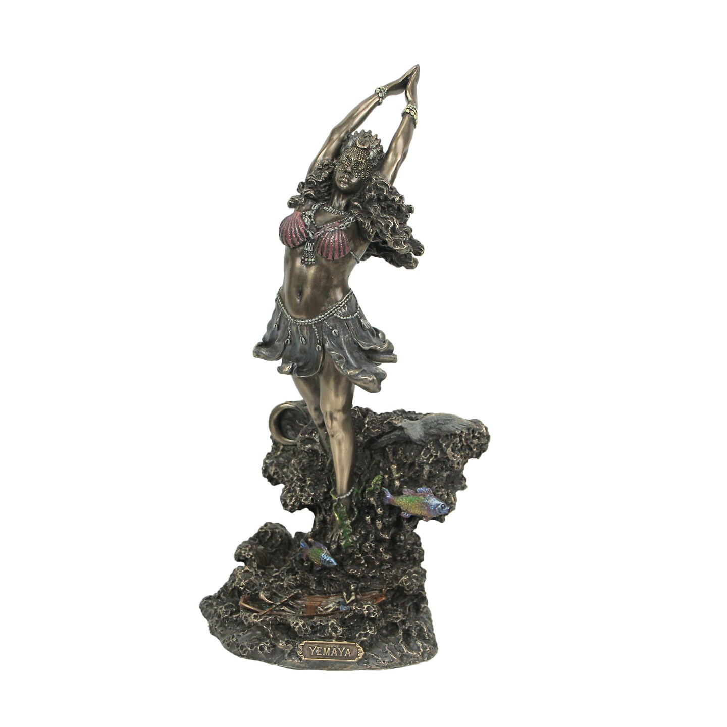 Yemaya Orisha of the Ocean Mother of the Seas Bronze Finish Statue 10 ...