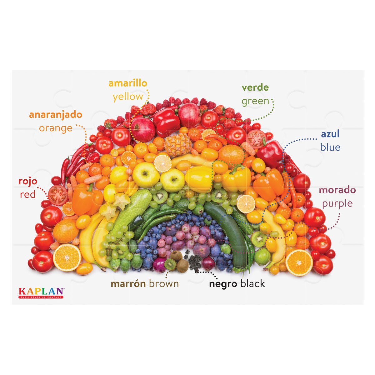 Kaplan Early Learning Company Colors - Los Colores - Bilingual Floor ...