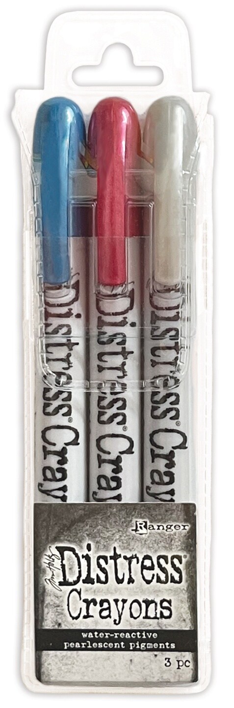 Tim Holtz Distress Crayon Pearl Set-Holiday Set #5 | Michaels