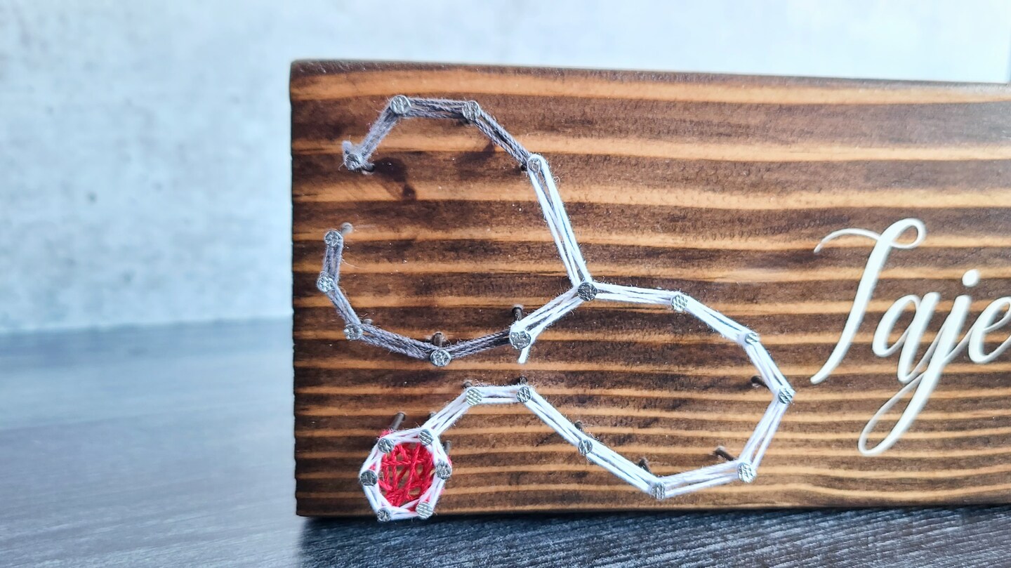 Personalized Doctor Desk Name Sign, hand painted custom string art ...