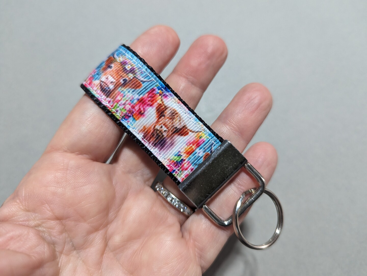 Highland Cow Mini Keychain, 1 Inch Wide and about 3" Long, You Choose ...