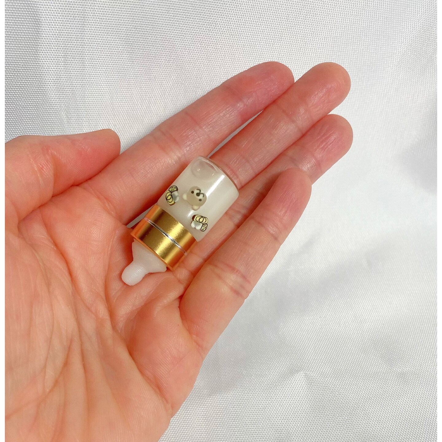 Teddy Mini Micro Baby Doll Glass Bottle | MakerPlace by Michaels