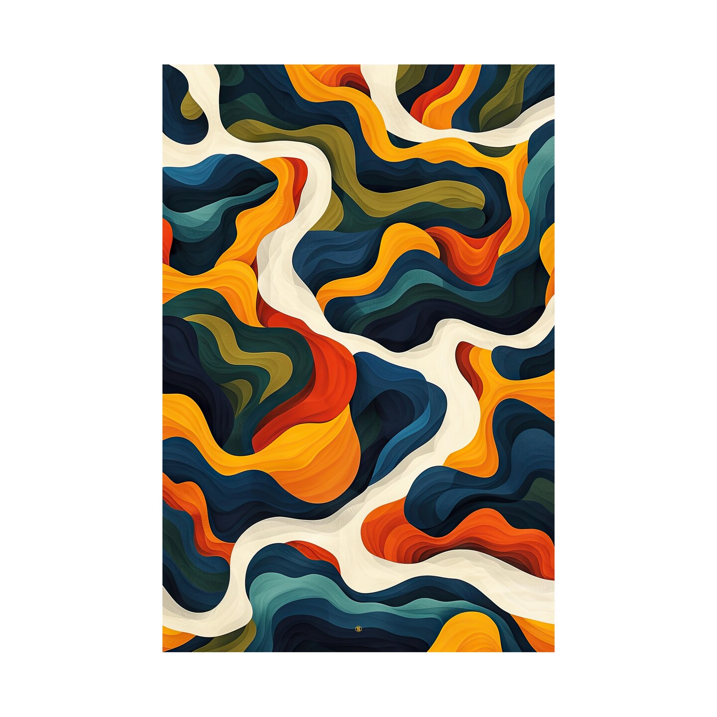 Modern Abstract Art, Office Poster, Home Decor | S16A40 | MakerPlace by ...