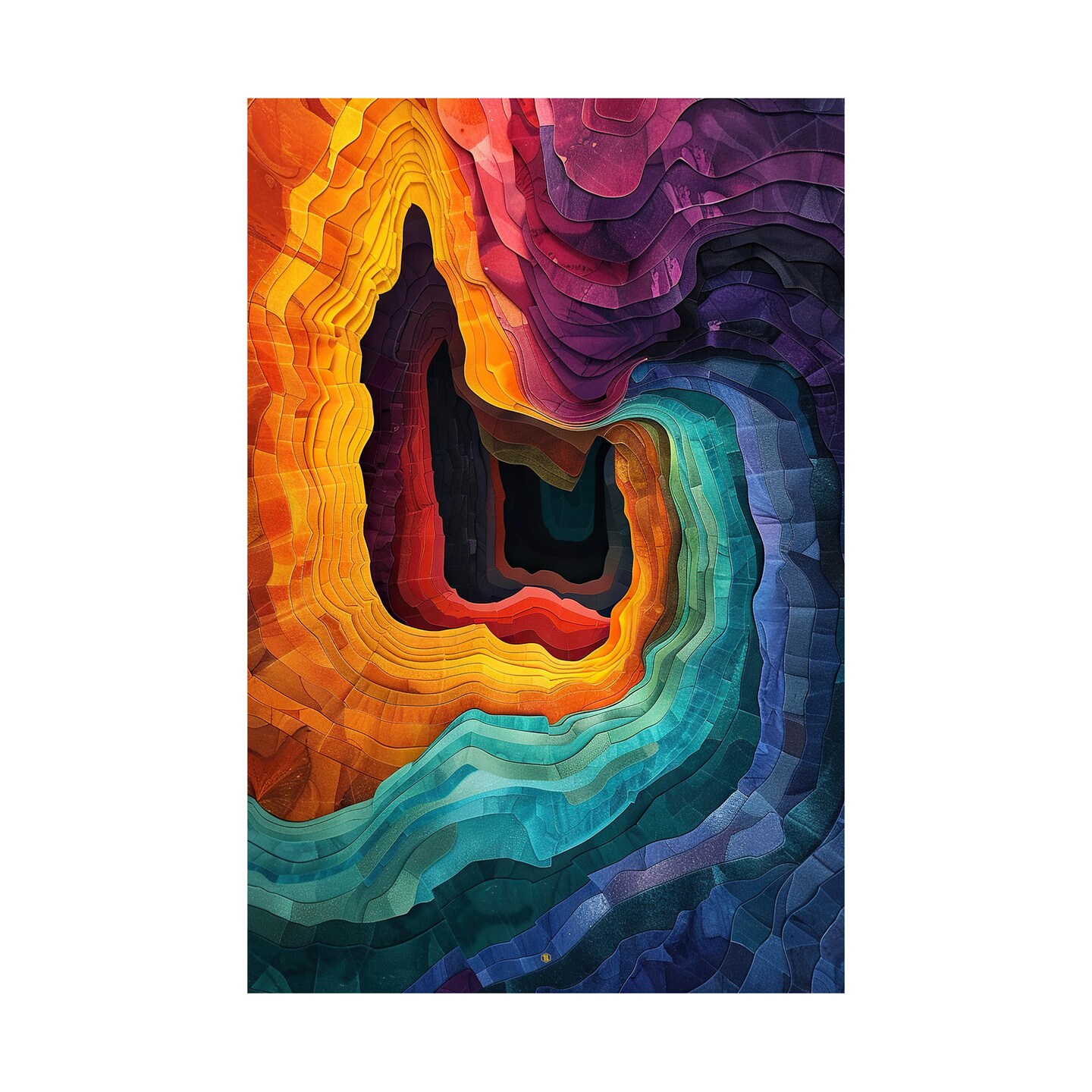 Modern Abstract Art, Office Poster, Home Decor | S31A45 | MakerPlace by ...